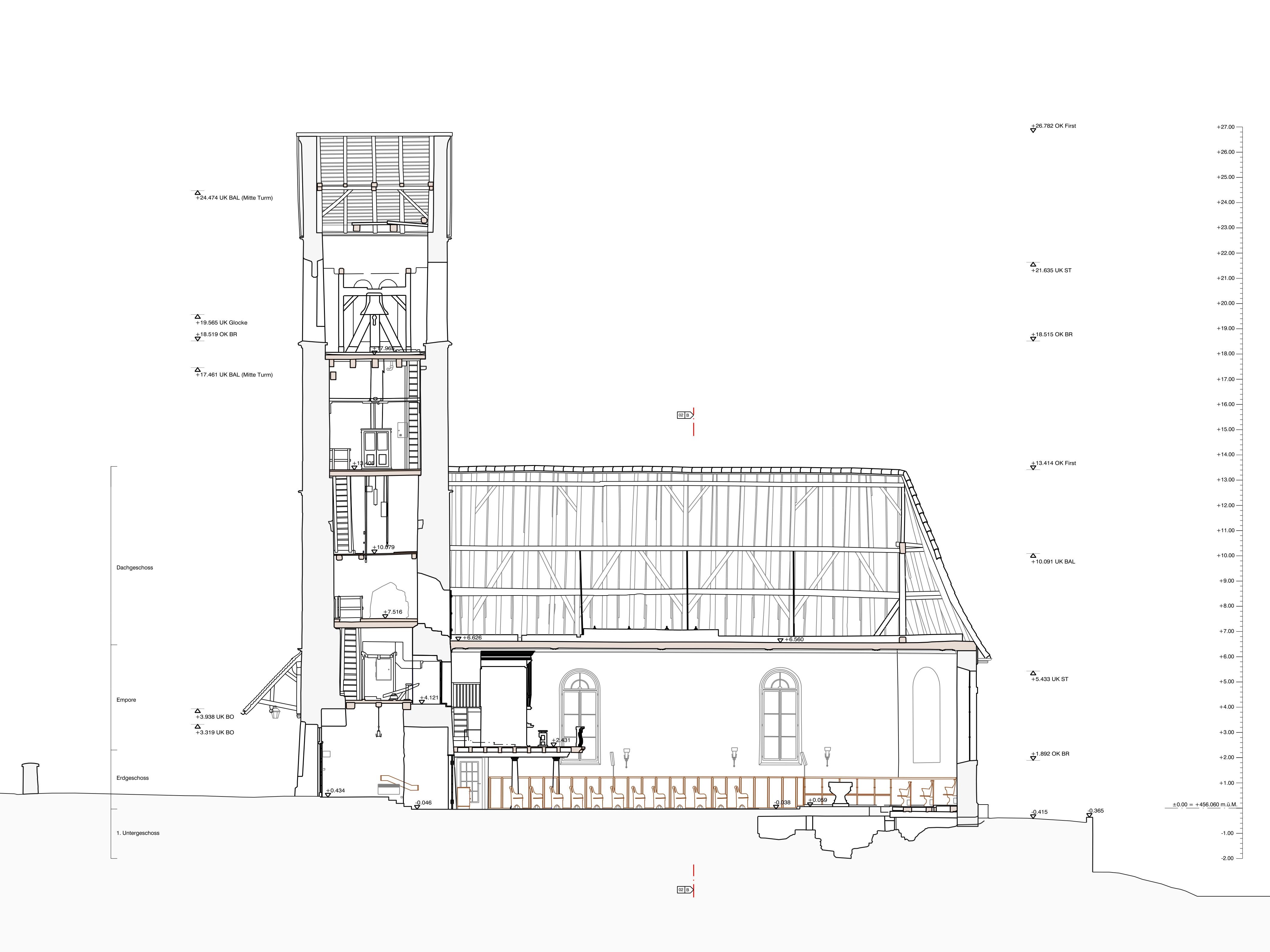 3D-Laserscanning / Bestandsaufnahme Kirche | Emch+Berger